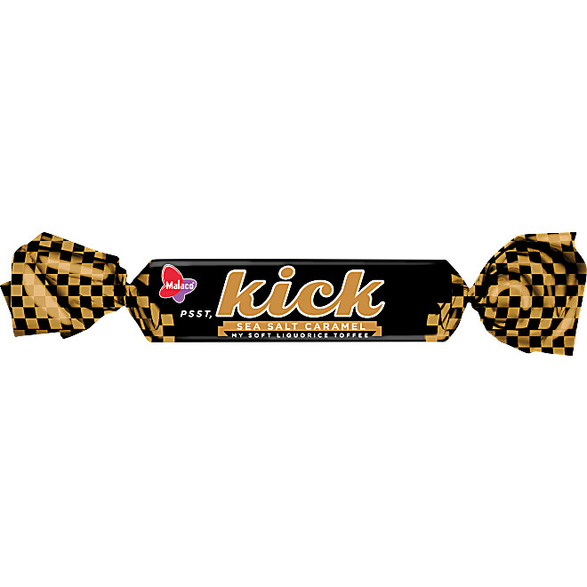 Lakritskola Kick Seasalt & Caramel - Malaco - Coop