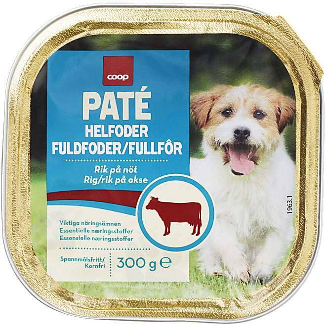 Hundmat Paté Biff - Coop - Coop