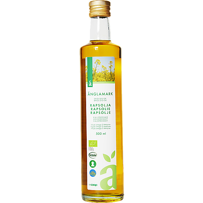 Rapsolja Kallpressad Eko - Änglamark - Coop