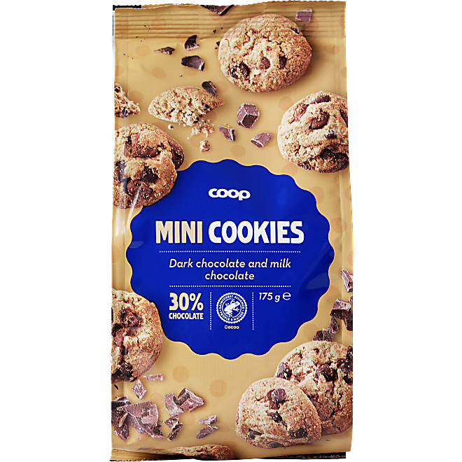 Mini Cookies Choklad - Coop - Coop