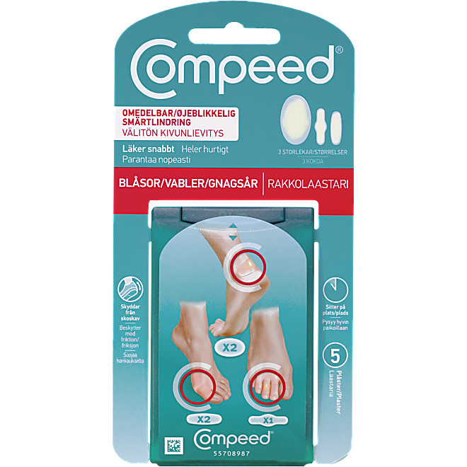 Plåster Blåsor Mix 5-pack - Compeed - Coop