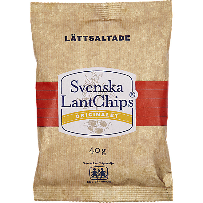 Chips Lättsaltade - Sv LantChips - Coop