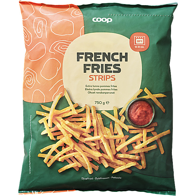 Pommes frites extra tunna - Coop - Coop