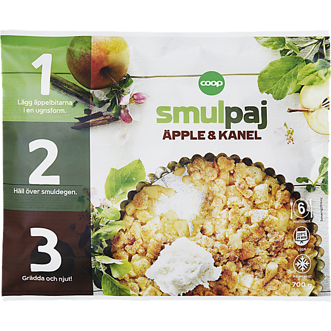 Smulpaj Äpple & kanel - Coop - Coop