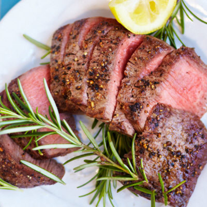 Lammytterfilé med ljummen zucchinisallad - Coop