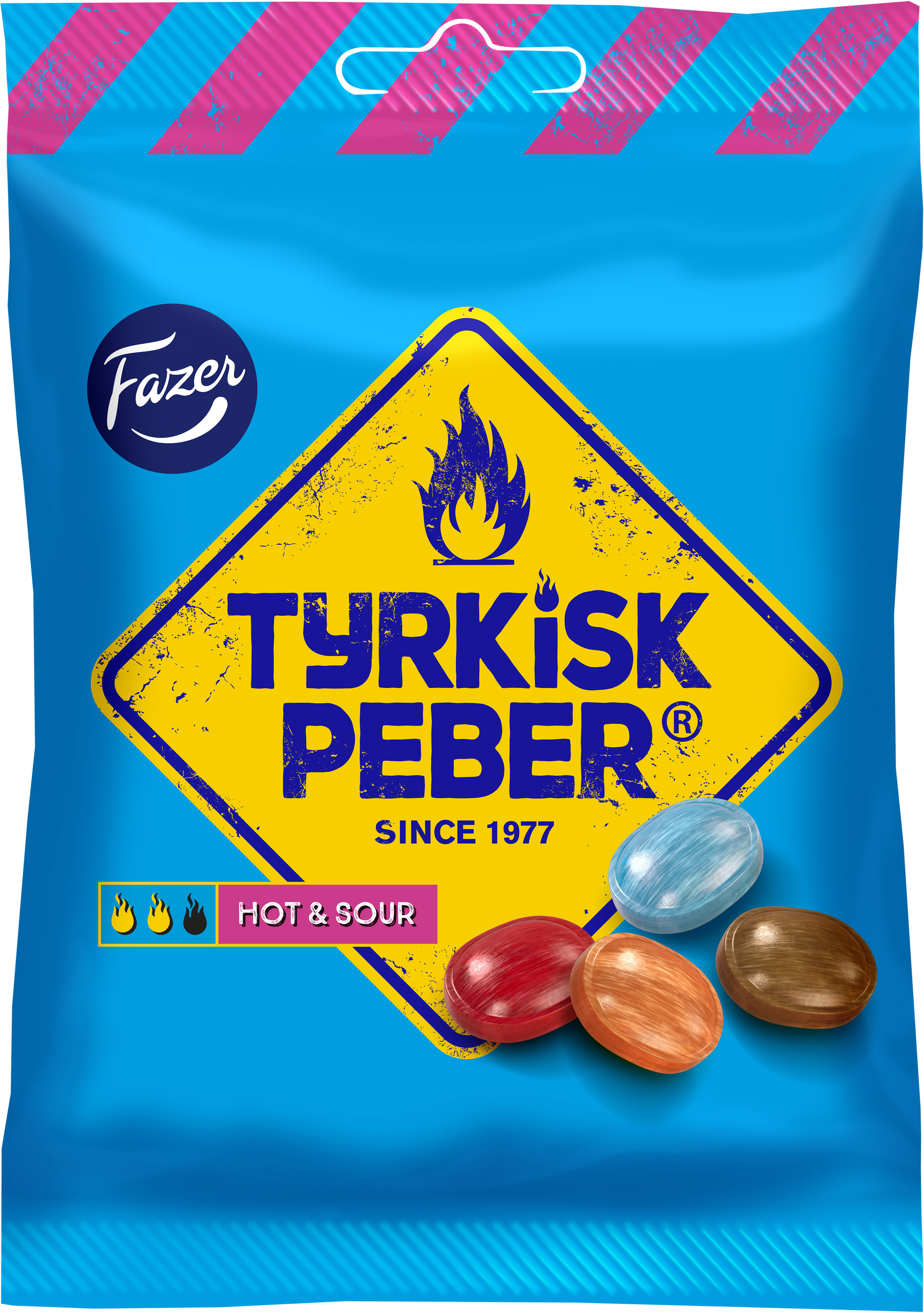 Turkisk Peppar Hot & Sour - Fazer - Coop