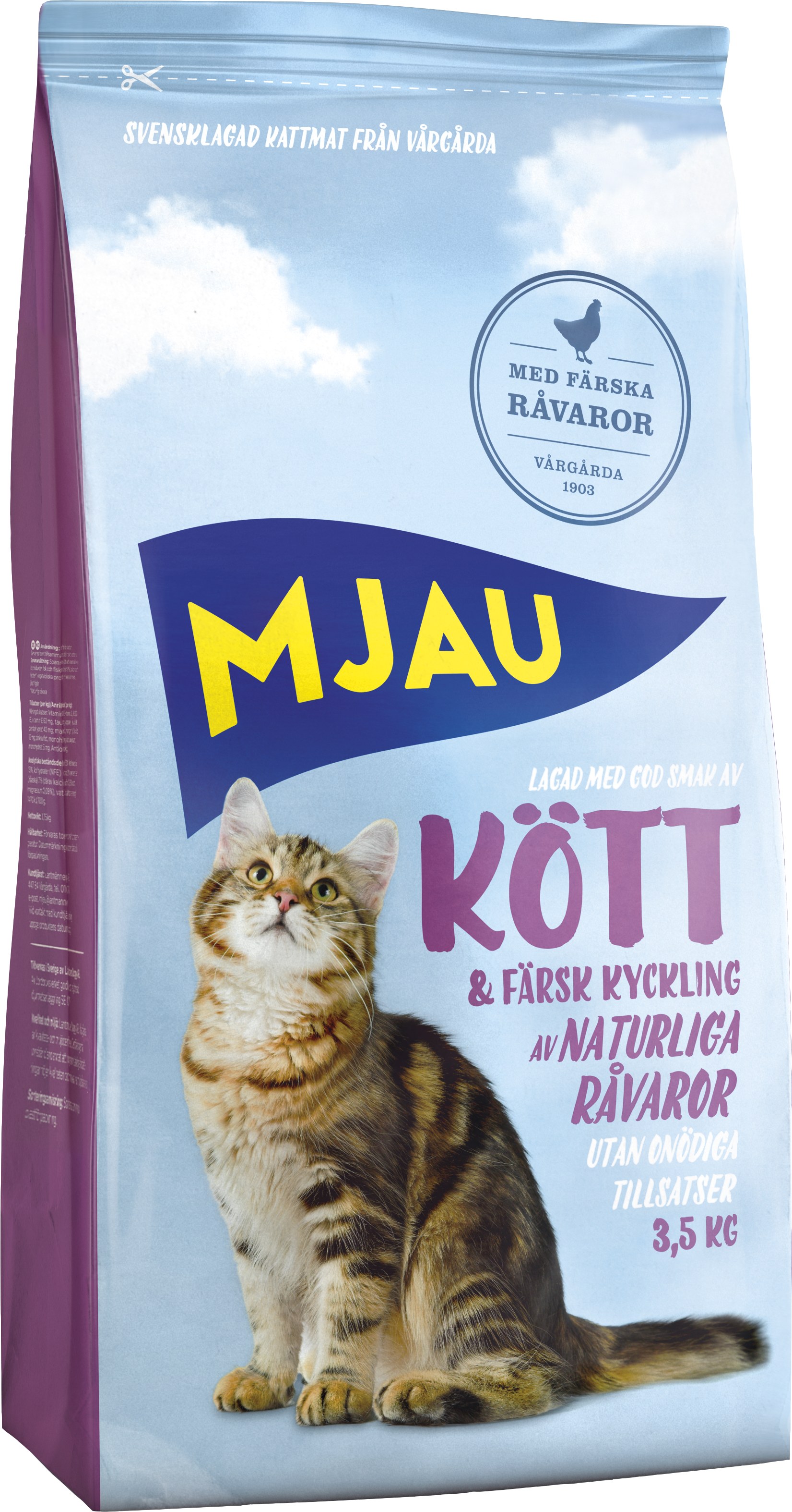 Kattmat Kött & Kyckling - Mjau - Coop
