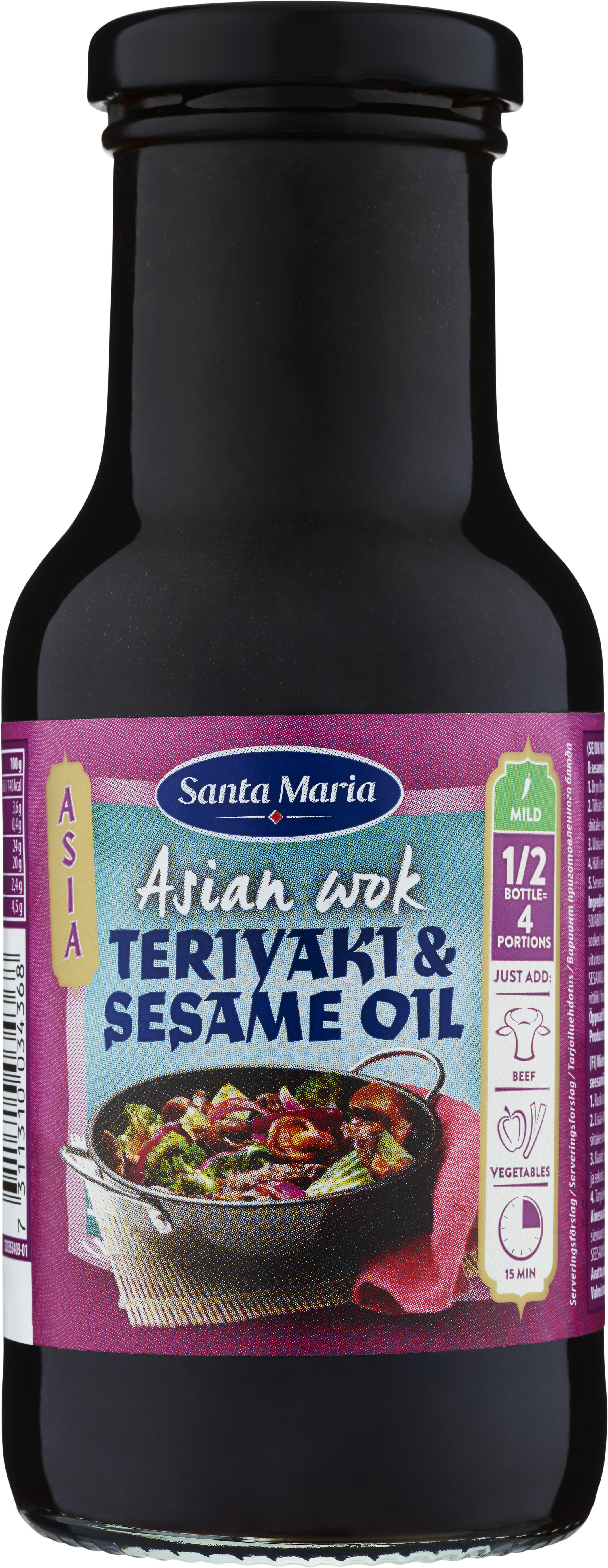 Woksås Teriyaki & Sesamolja - Santa Maria - Coop