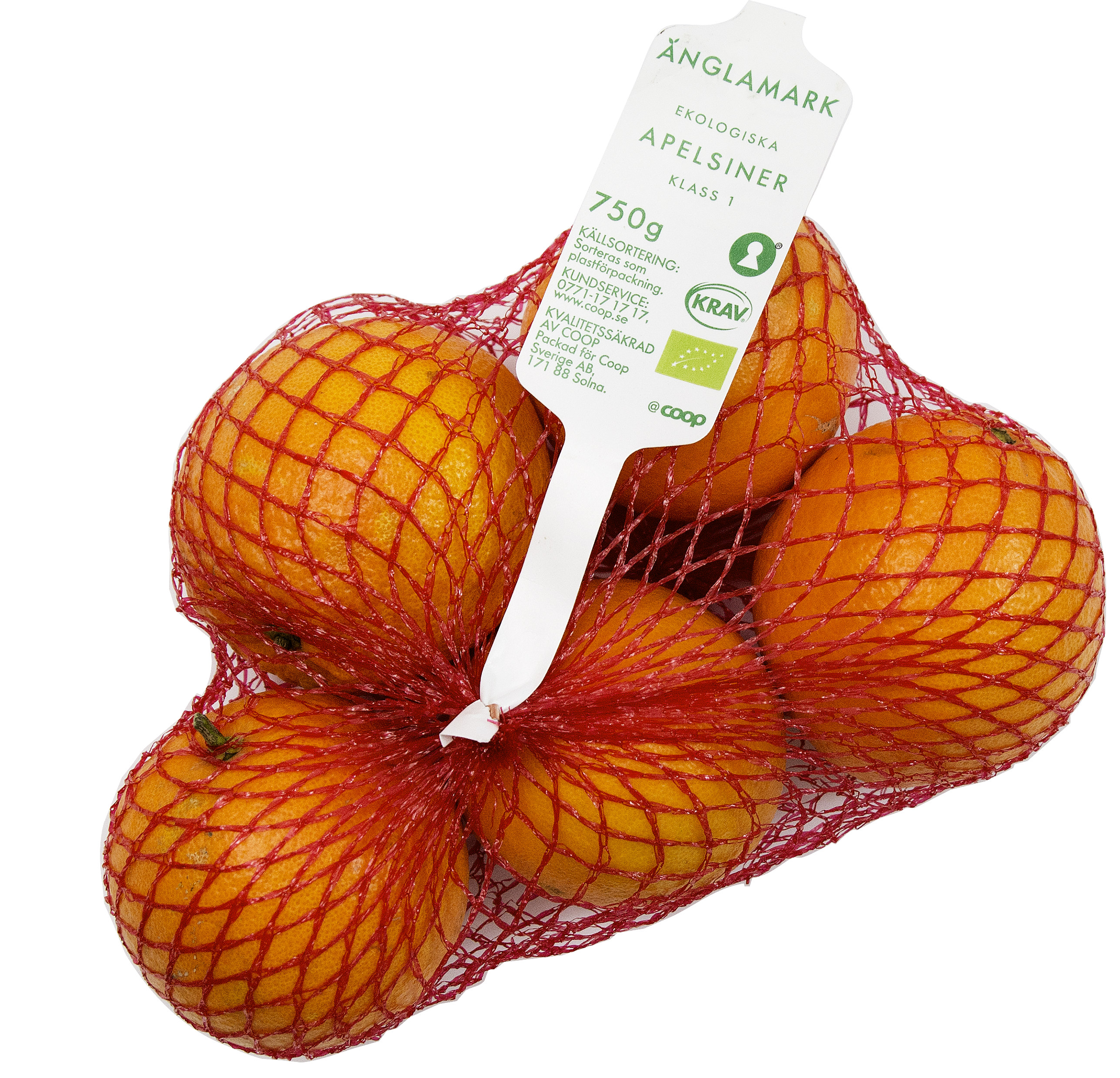 Apelsin Navel Eko - Klass 1. Spanien - Coop