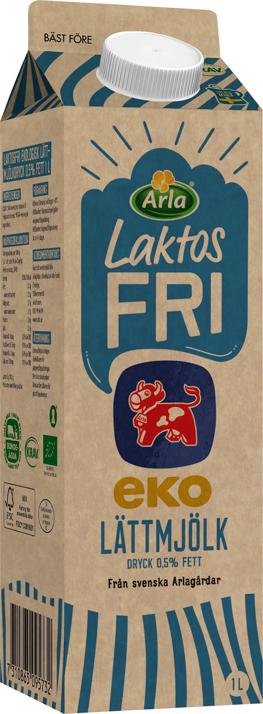 Laktosfri Lättmjölk Eko - Arla Ko® Ekologisk - Coop