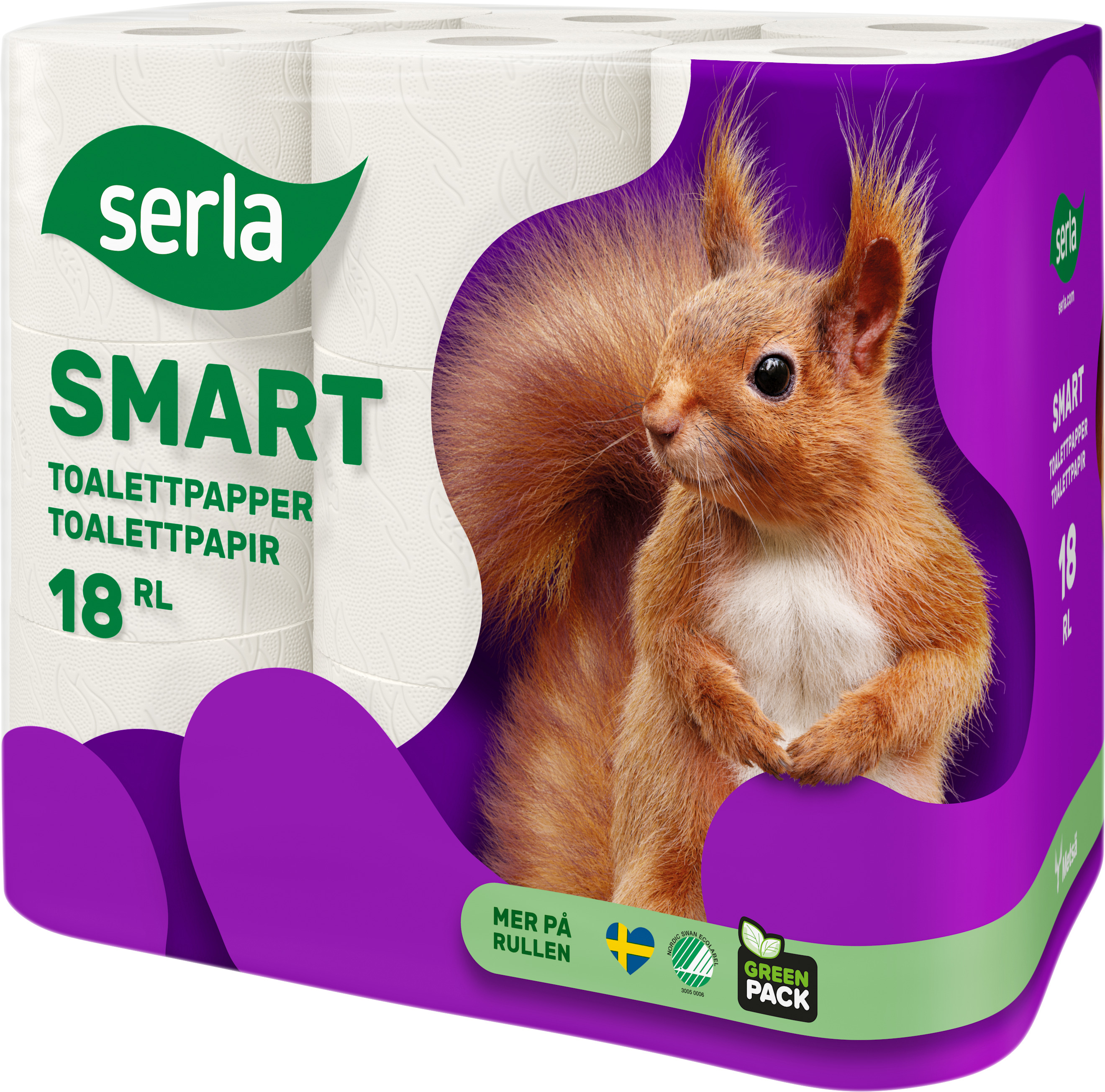 Toalettpapper 18-pack - Serla - Coop