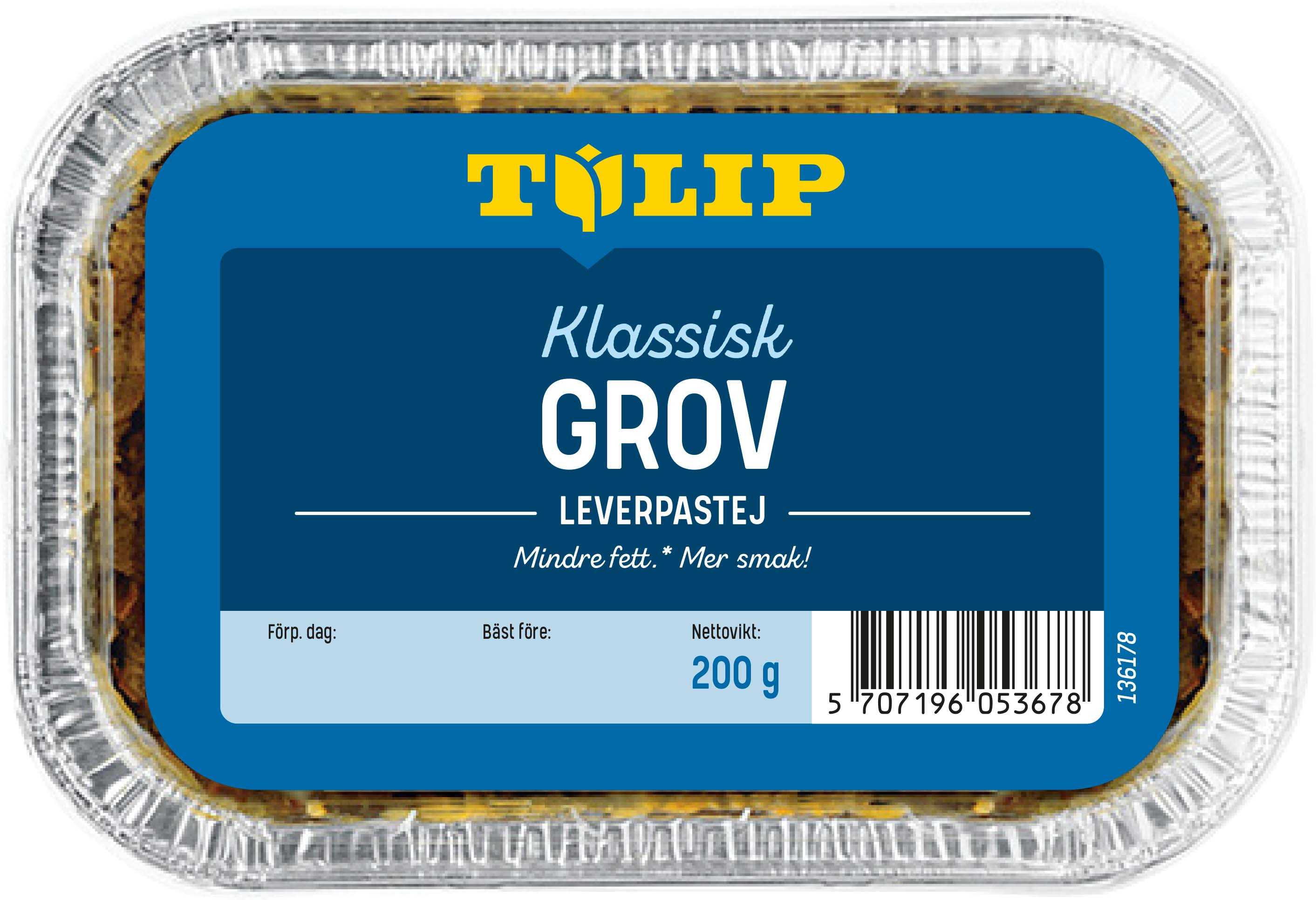 Leverpastej Grovhackad - TULIP - Coop