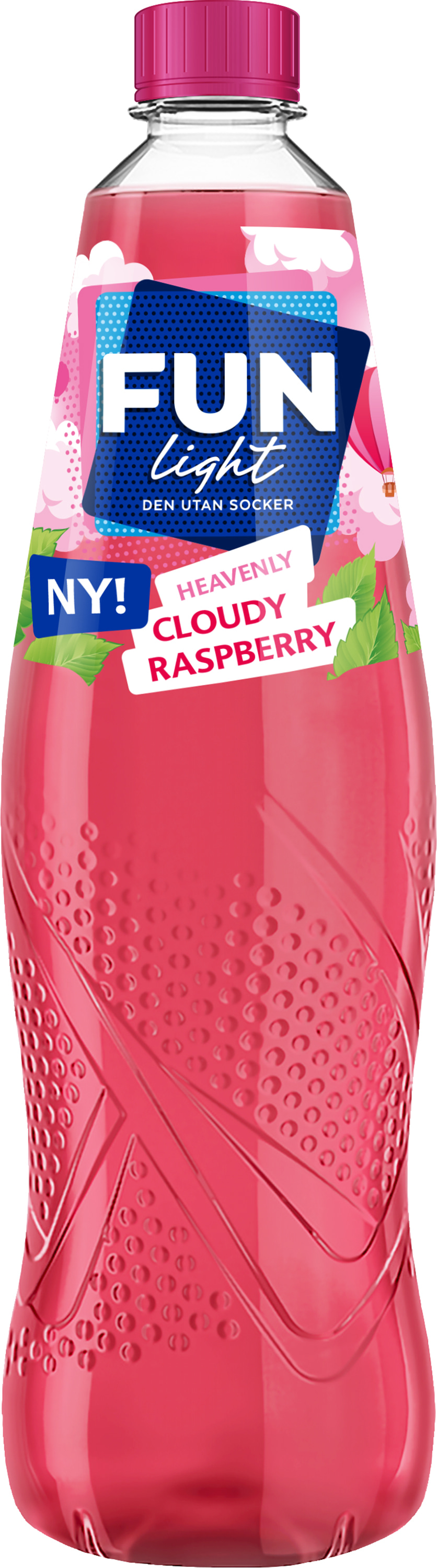 Saft Cloudy Raspberry - Fun Light - Coop