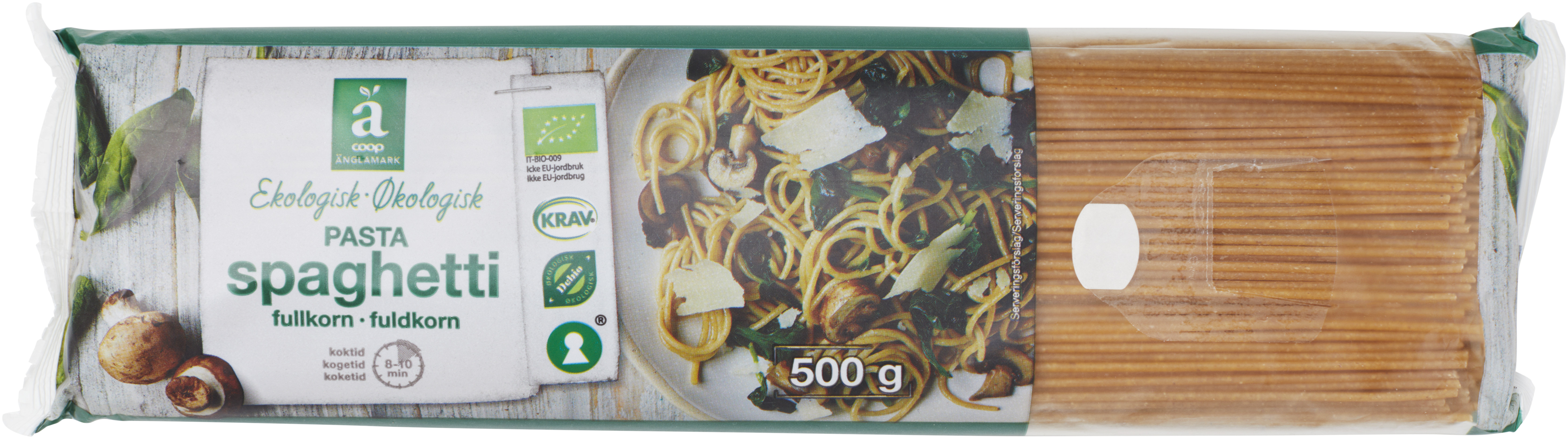 Spaghetti Fullkorn Eko - Änglamark - Coop