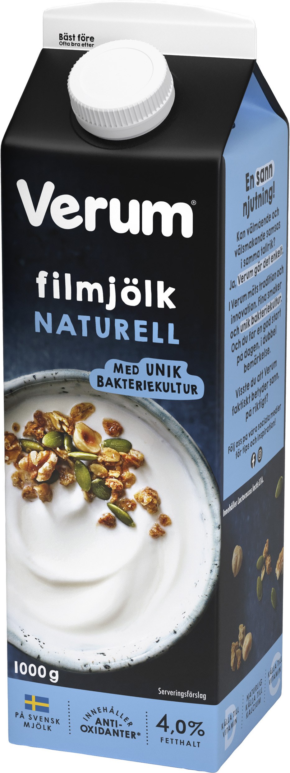 Filmjölk Naturell - Verum - Coop