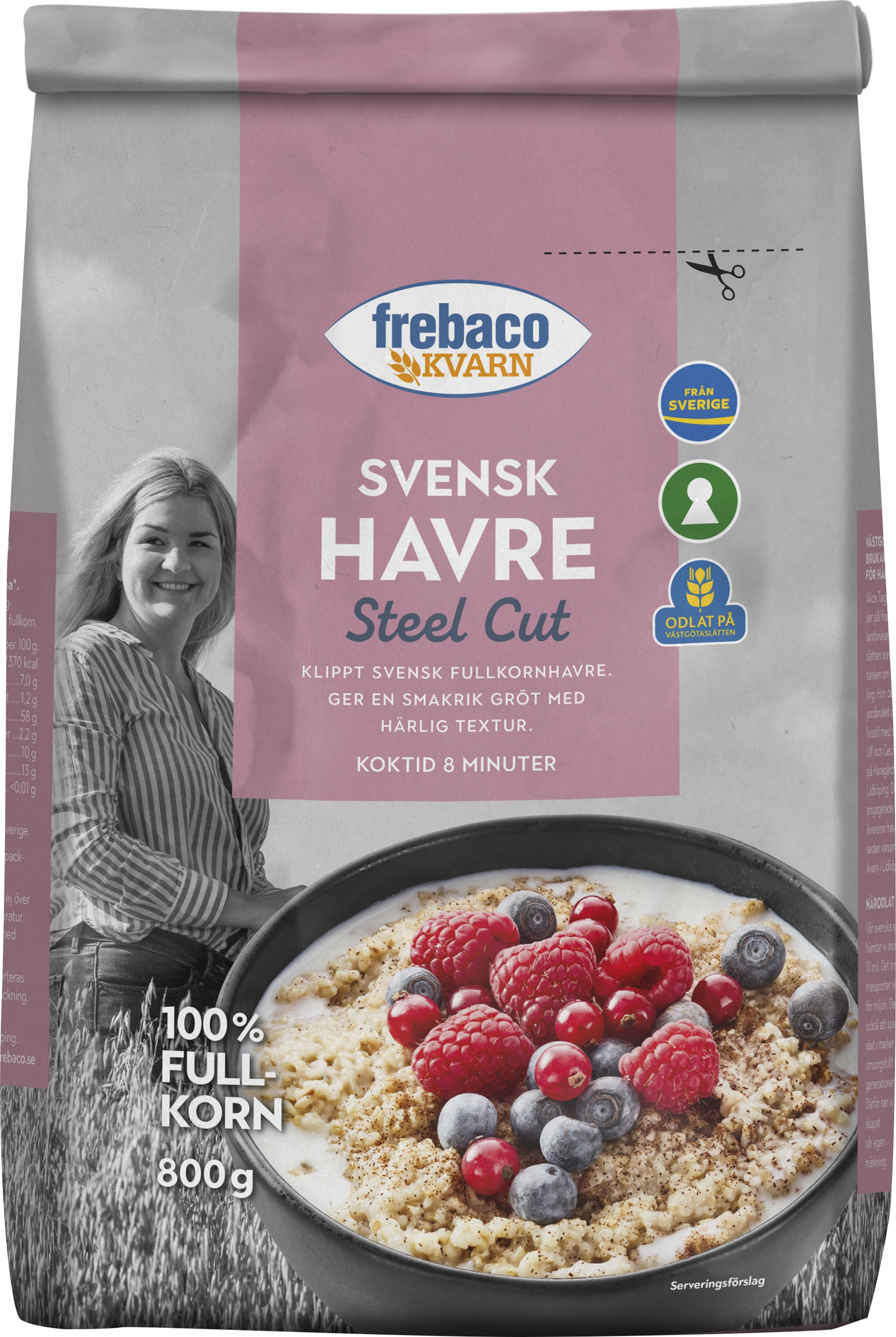 Svensk Havre Steel Cut - Frebaco Kvarn - Coop