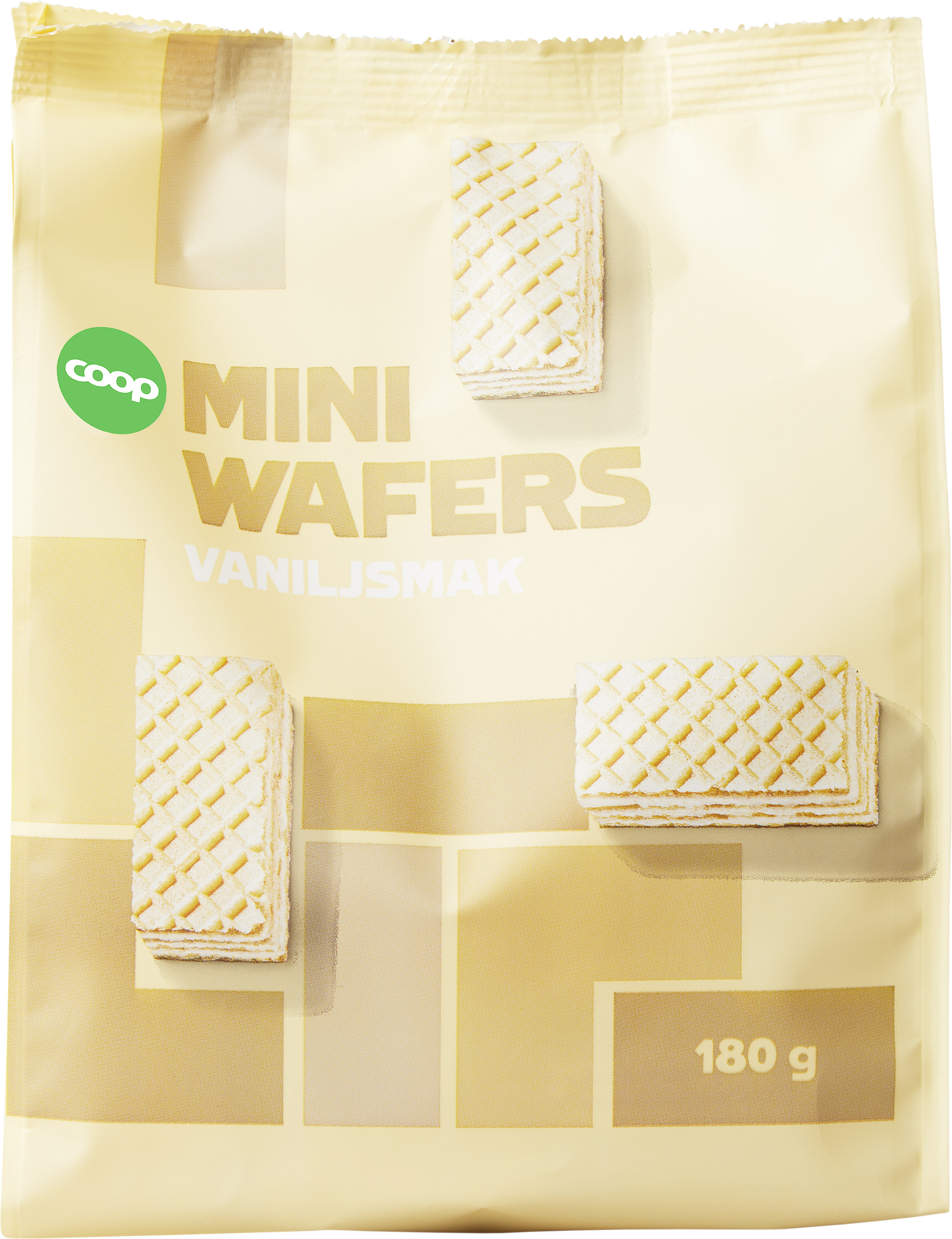 Mini Wafers Vanilj - Coop - Coop