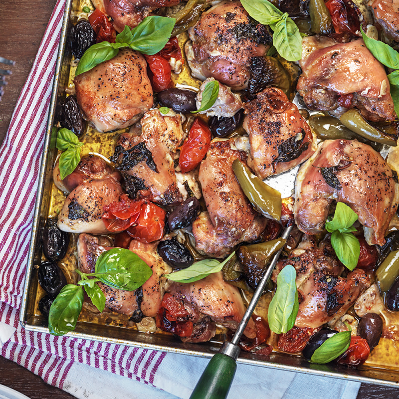 Kycklinglårfilé i ugn med vitlök | Recept | Coop