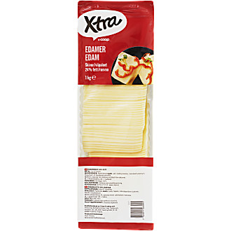 Edamer 24% Skivad - Xtra - Coop