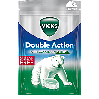 Halstabletter Double Action - Vicks - Coop