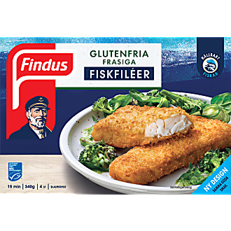 Glutenfria Frasiga Fiskfiléer - Findus - Coop