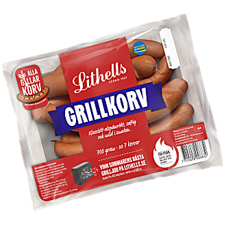 Grillkorv med skinn - Lithells - Coop