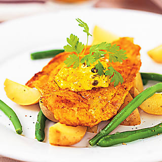 Friterad fisk med sötpotatis-fries | Recept - Coop