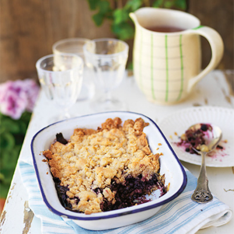 Smulpaj med hallon och blåbär | Recept - Coop