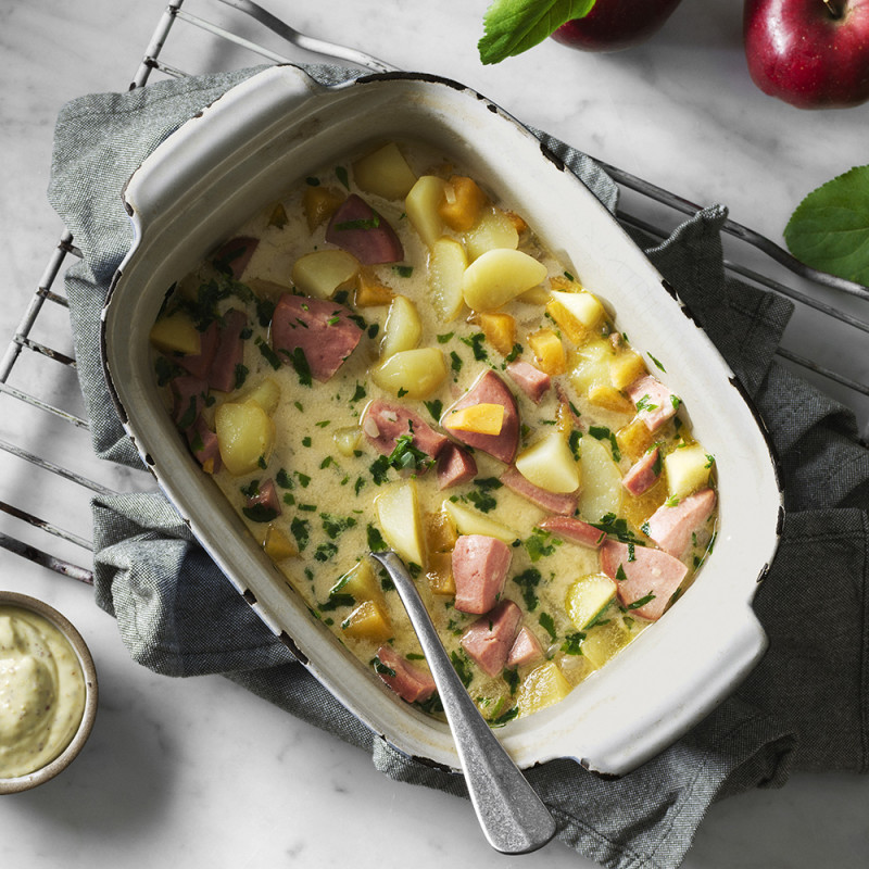 Falukorvsgryta med potatis | Recept - Coop