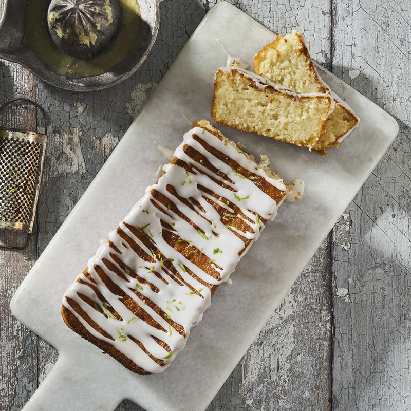 Mandel- och kokoskaka med limeglasyr | Recept - Coop