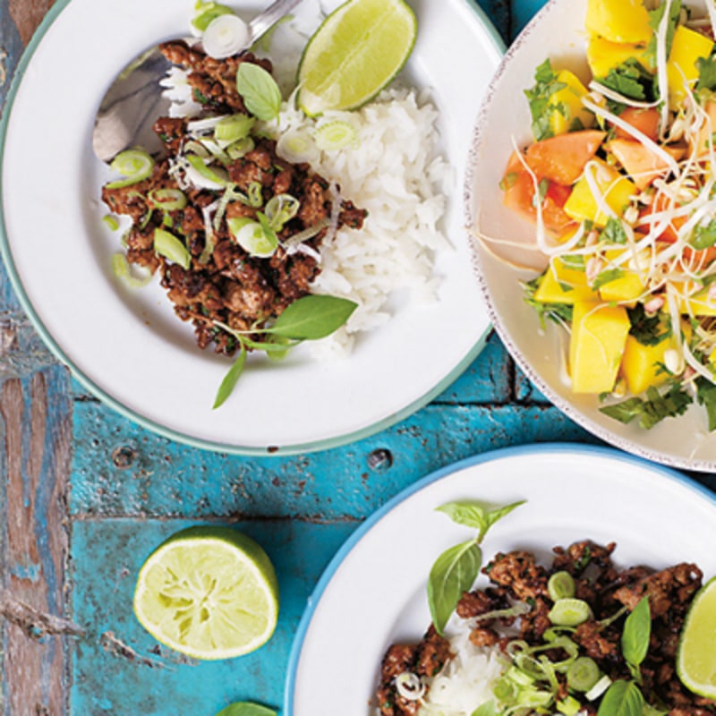 Pad kraphao mo - fläskfärs med thaibasilika - Coop