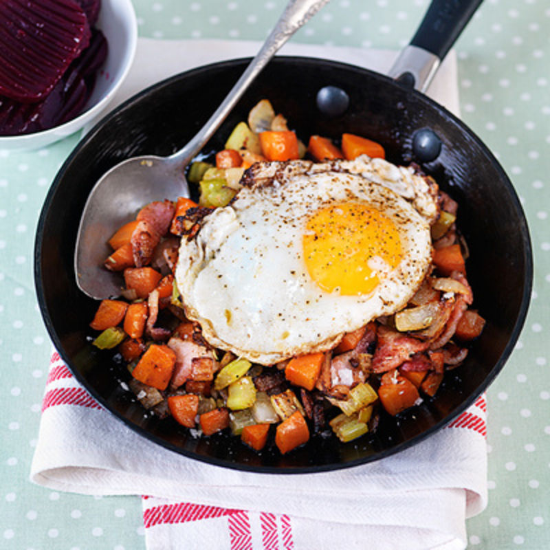 Pytt i panna med ägg | Recept | Coop