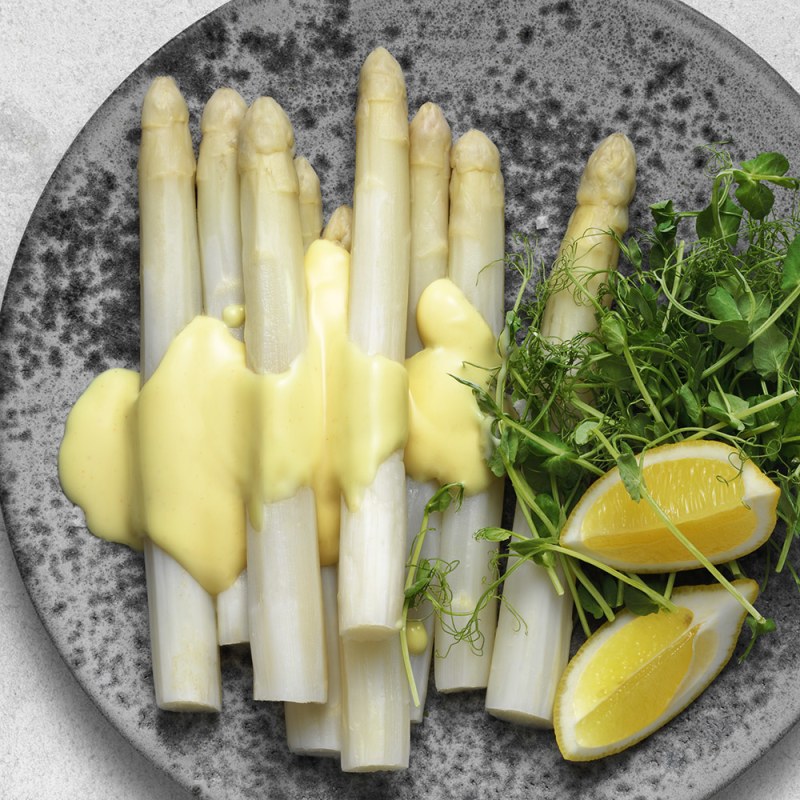 Vit sparris med hollandaisesås | Recept | Coop