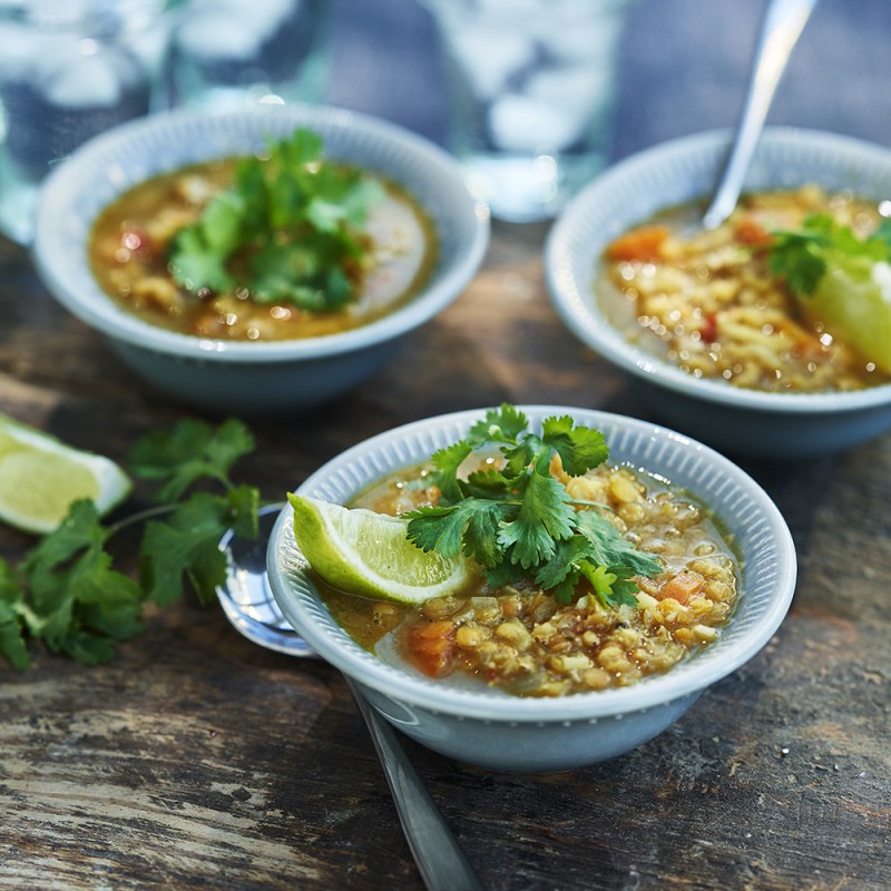 Linssoppa med ingefära och lime | Recept | Coop