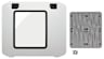 Graphite Series™ 600T Door, Windowed Side Panel (window and mesh insert ...