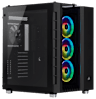 Crystal Series 680X RGB ATX High Airflow Tempered Glass Smart Case — Black