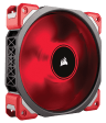 ML120 PRO LED Red 120mm PWM Premium Magnetic Levitation Fan