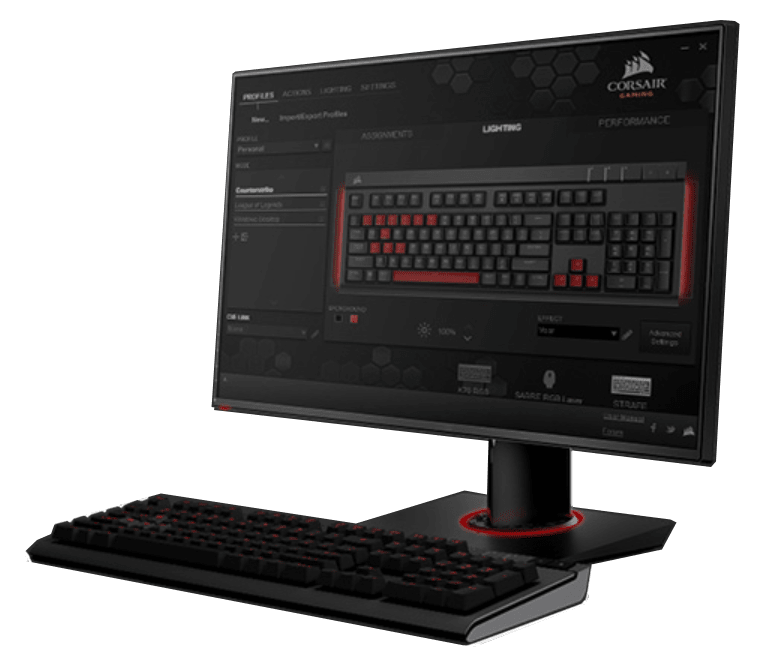 STRAFE Mechanical Gaming Keyboard — CHERRY® MX SILENT