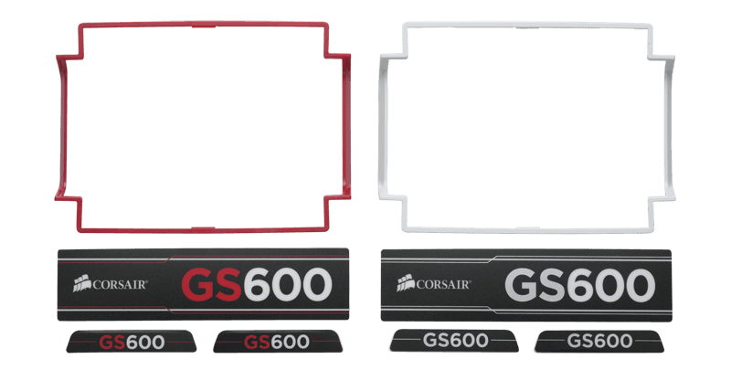 600GS Trim Insert Accessories Kit, Red and White
