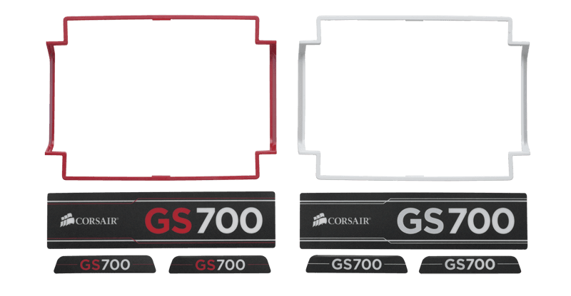 700GS Trim Insert Accessories Kit, Red and White