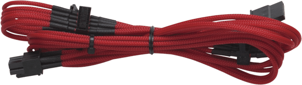 Professional Individually sleeved DC Cable Kit, Type 3 (Generation 2), RED
