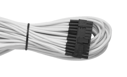 Individually Sleeved 24pin ATX Cable Type 4 (Generation 2), White