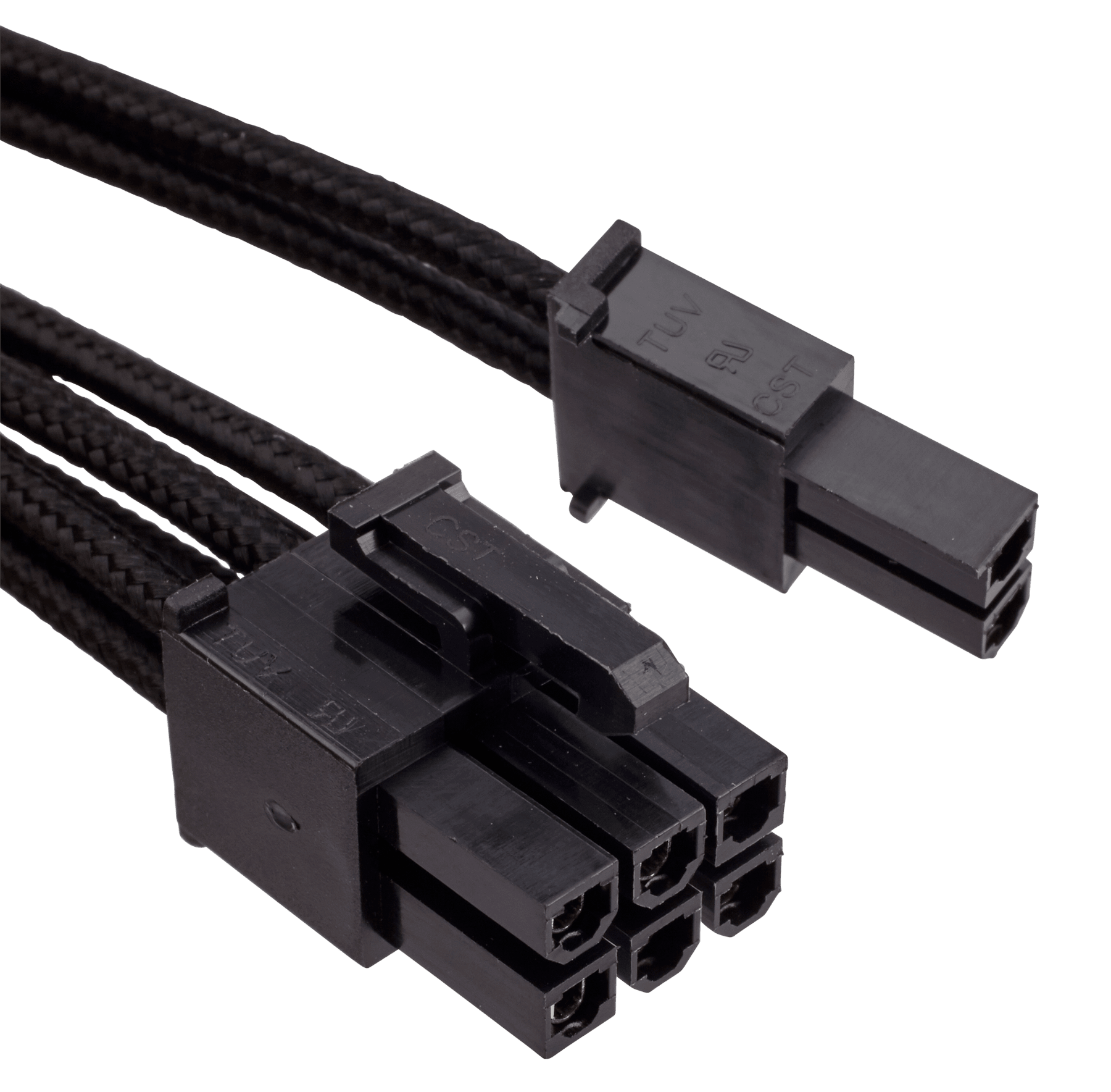 Premium Individually Sleeved PCIe Cables with Single Connector, Type 4 ...