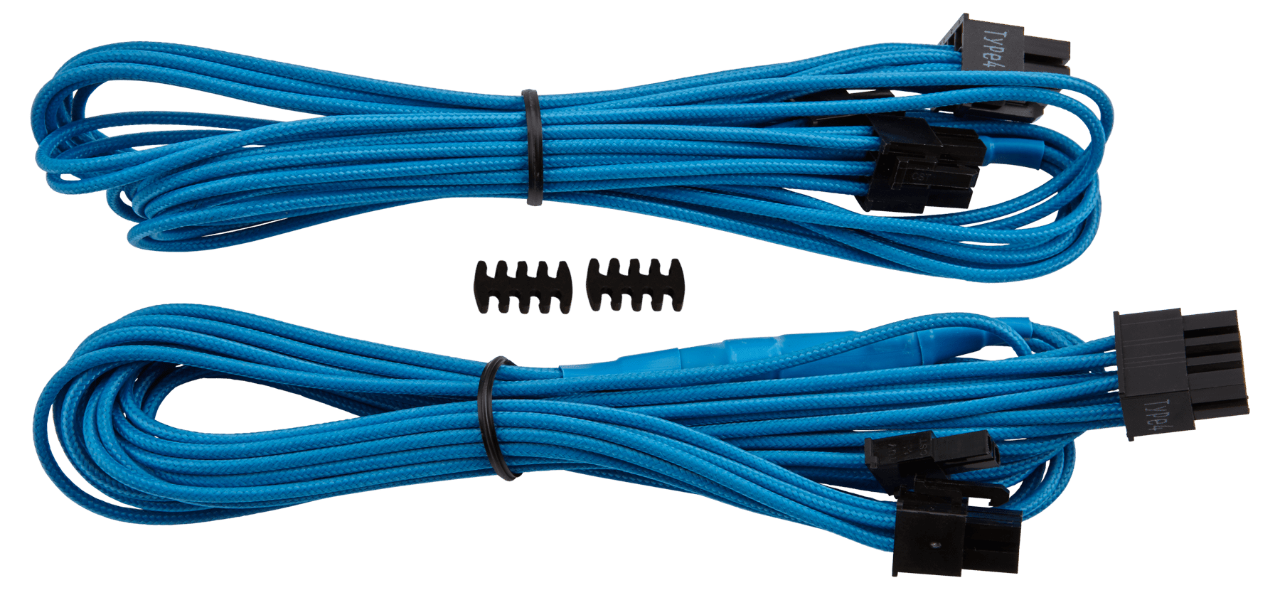 Premium Individually Sleeved PCIe Cables with Single Connector, Type 4 ...