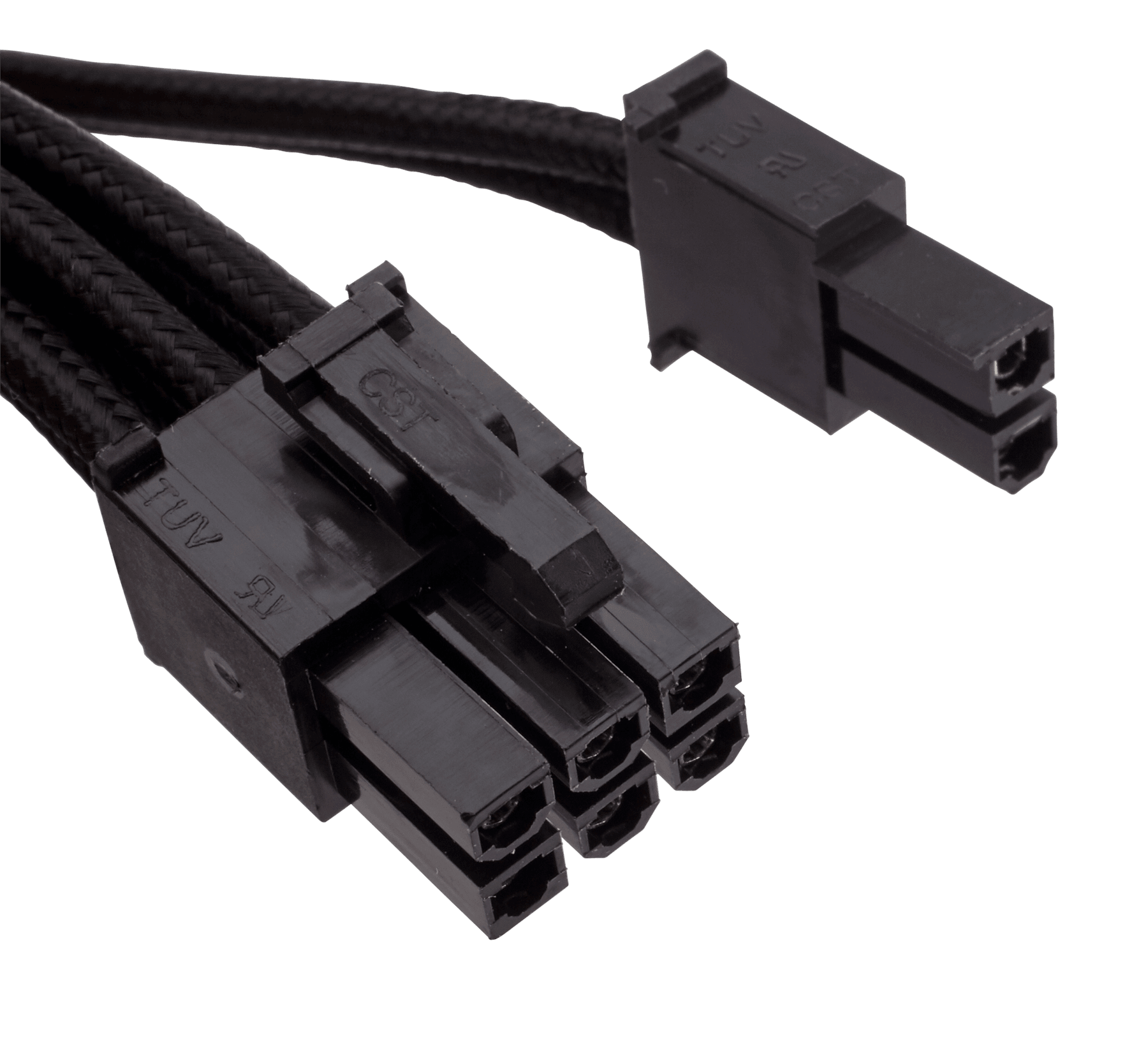 Premium Individually Sleeved PCIe Cables with Dual Connectors, Type 4 ...