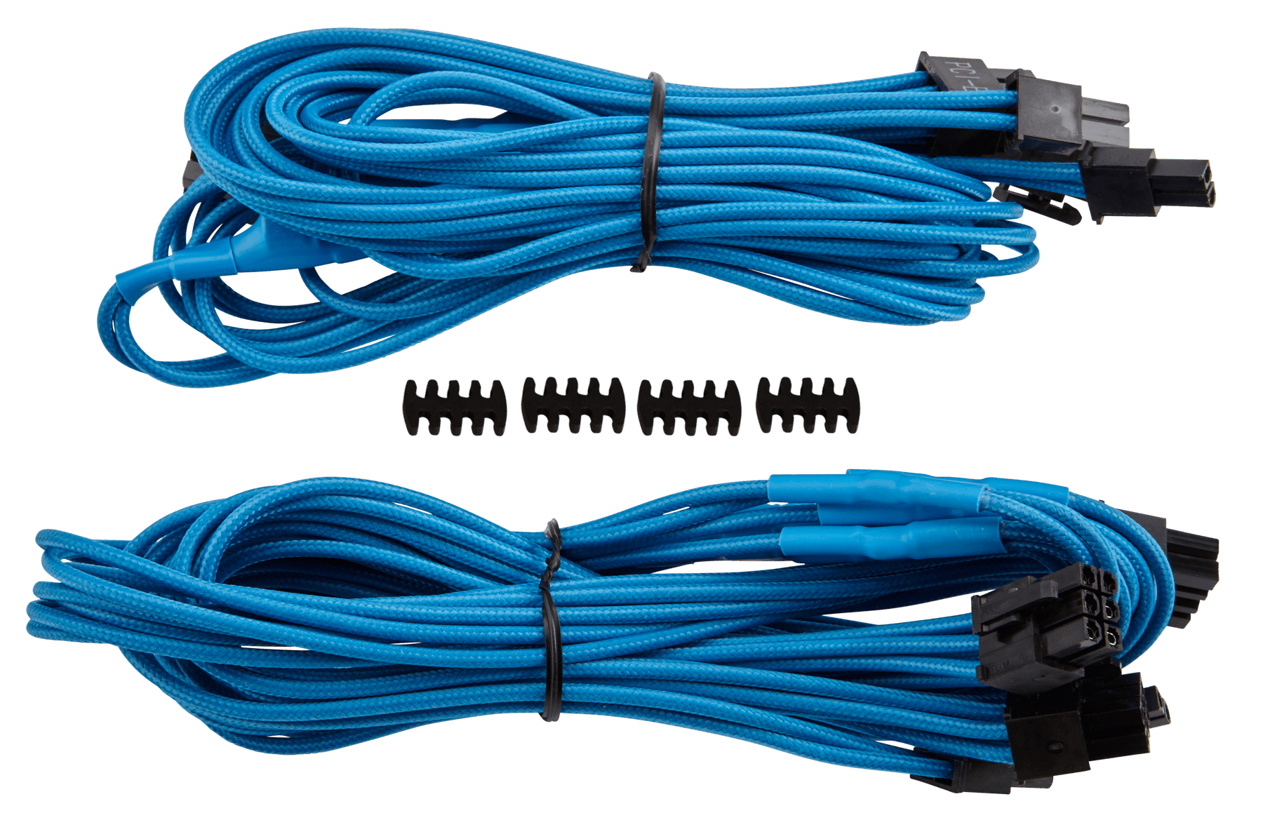 Premium Individually Sleeved PCIe Cables with Dual Connectors, Type 4 ...