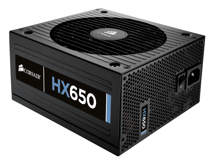 HX Series™ HX650 Power Supply — 650 Watt 80 PLUS® Gold Certified ...