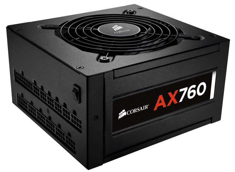 AX760 ATX Power Supply — 760 Watt 80 PLUS® PLATINUM Certified Fully ...