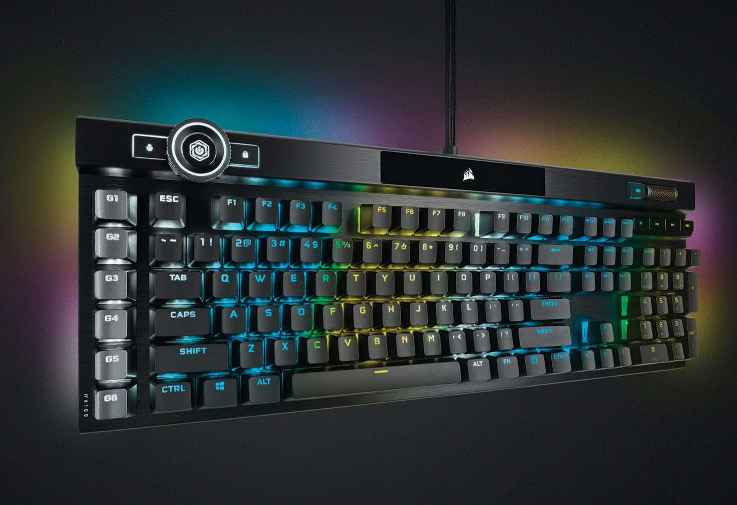 K100 RGB Mechanical Gaming Keyboard — CHERRY® MX Speed — Black (CN)