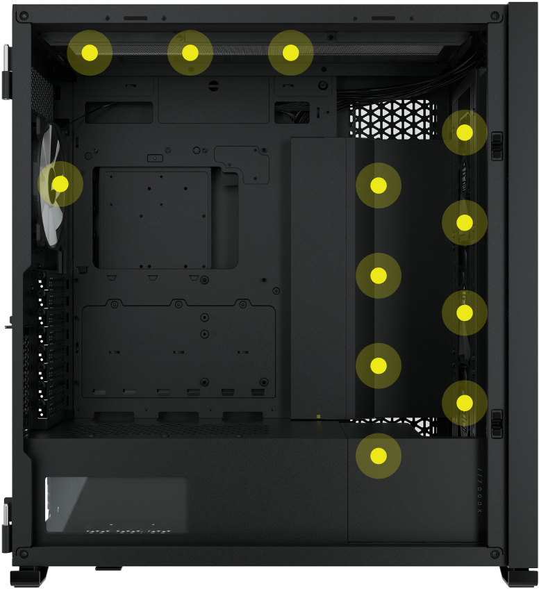 iCUE 7000X RGB Tempered Glass Full-Tower ATX PC Case — Black